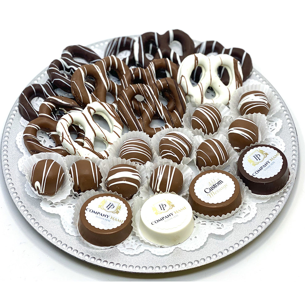 Large Custom Mixed Chocolate Platter - Corporate Gift – The Dessert Ladies